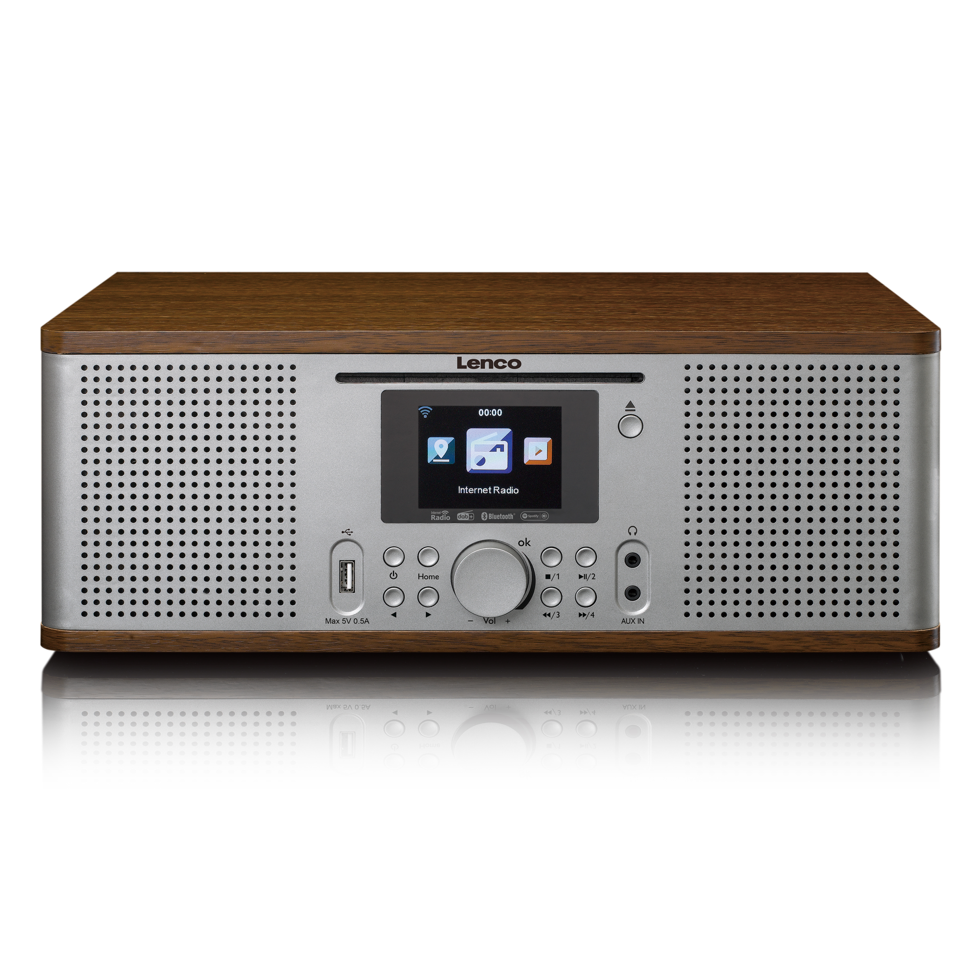 LENCO DIR-270WD Radio, Analog & Digital, DAB, DAB+, FM, Internet radio ...