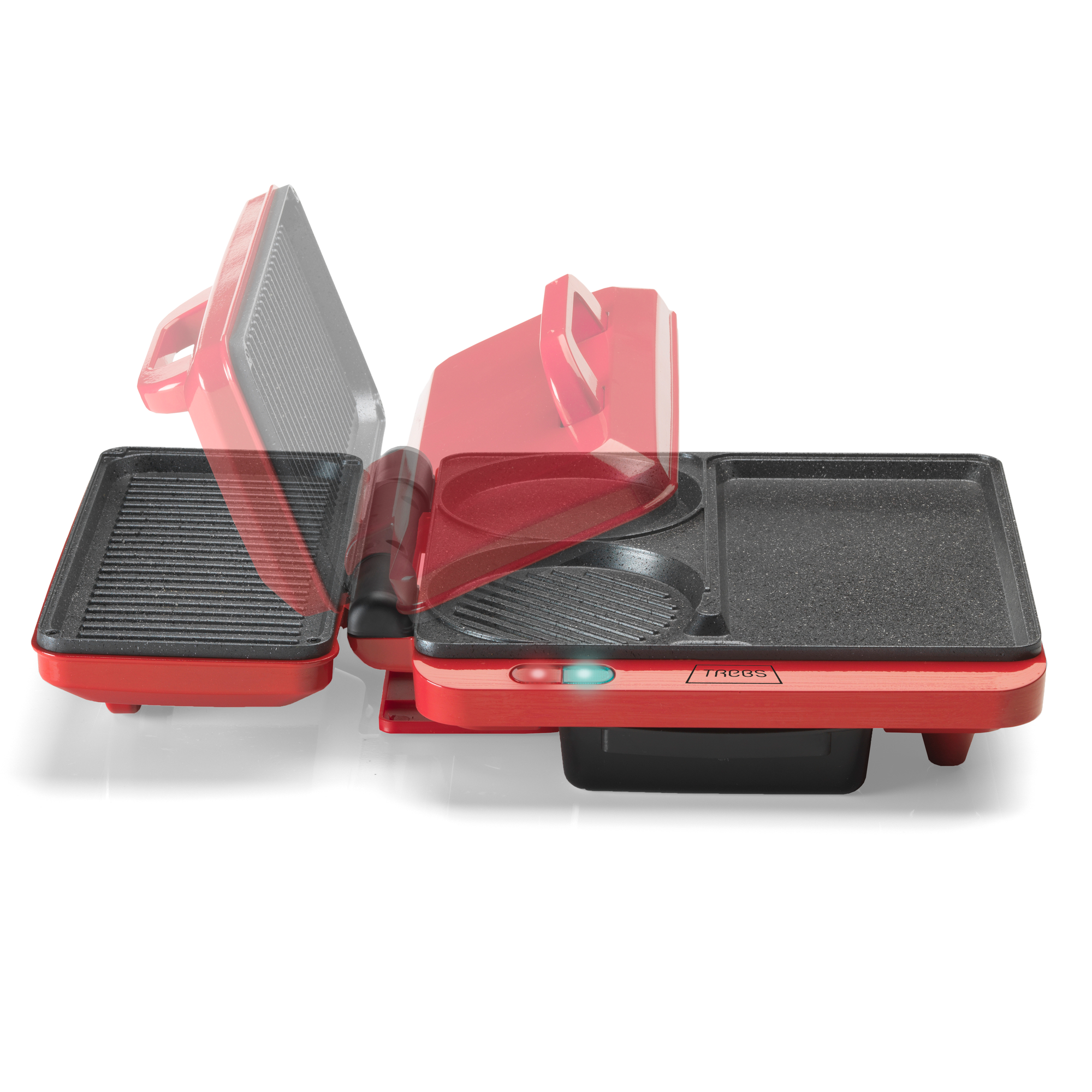 TREBS 99362 Contact grill Rood | MediaMarkt