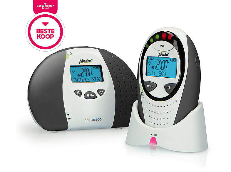 ALECTO DBX-88 LIMITED Babyfoon Full Eco DECT babyfoon met display ...