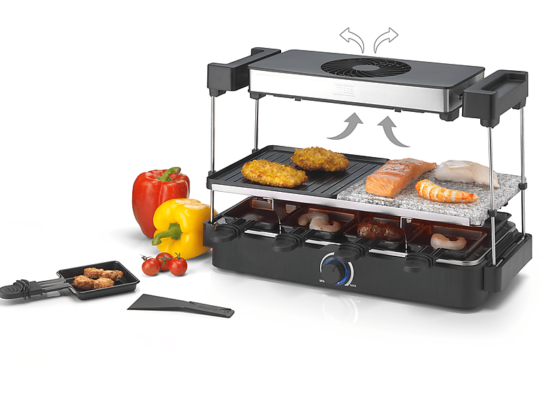 Raclette | TREBS 15100, 1400 W, Inox | MediaMarkt