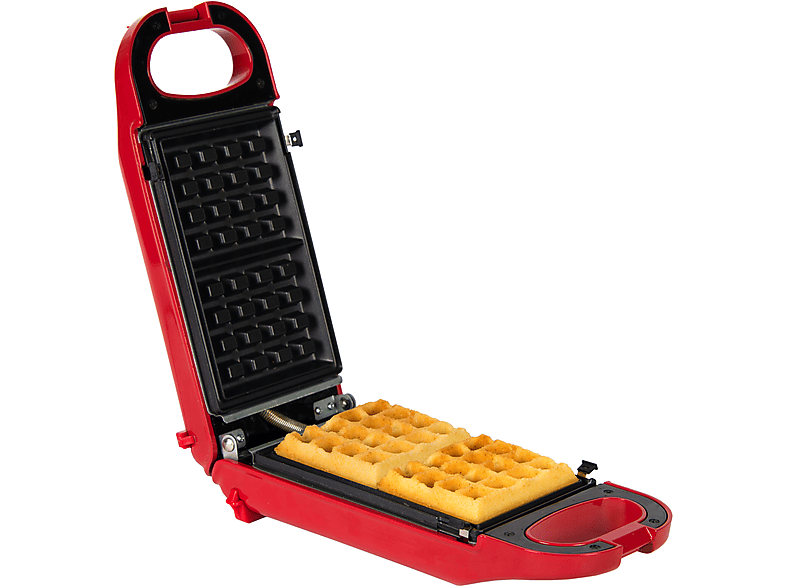 TREBS 99356 | Snackmaker für Waffeln und Donuts - Waffel maker Rot ...