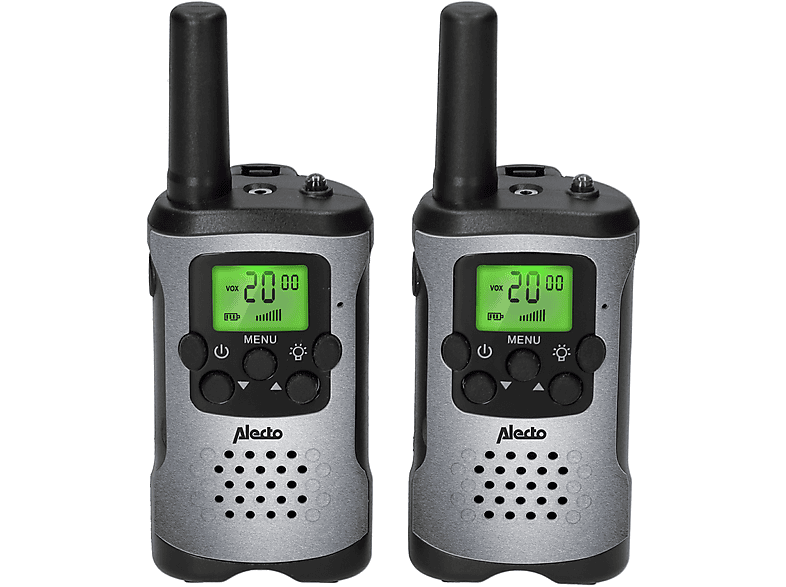 ALECTO FR115GS Set van 2 walkie talkies Grijs-Zwart | MediaMarkt
