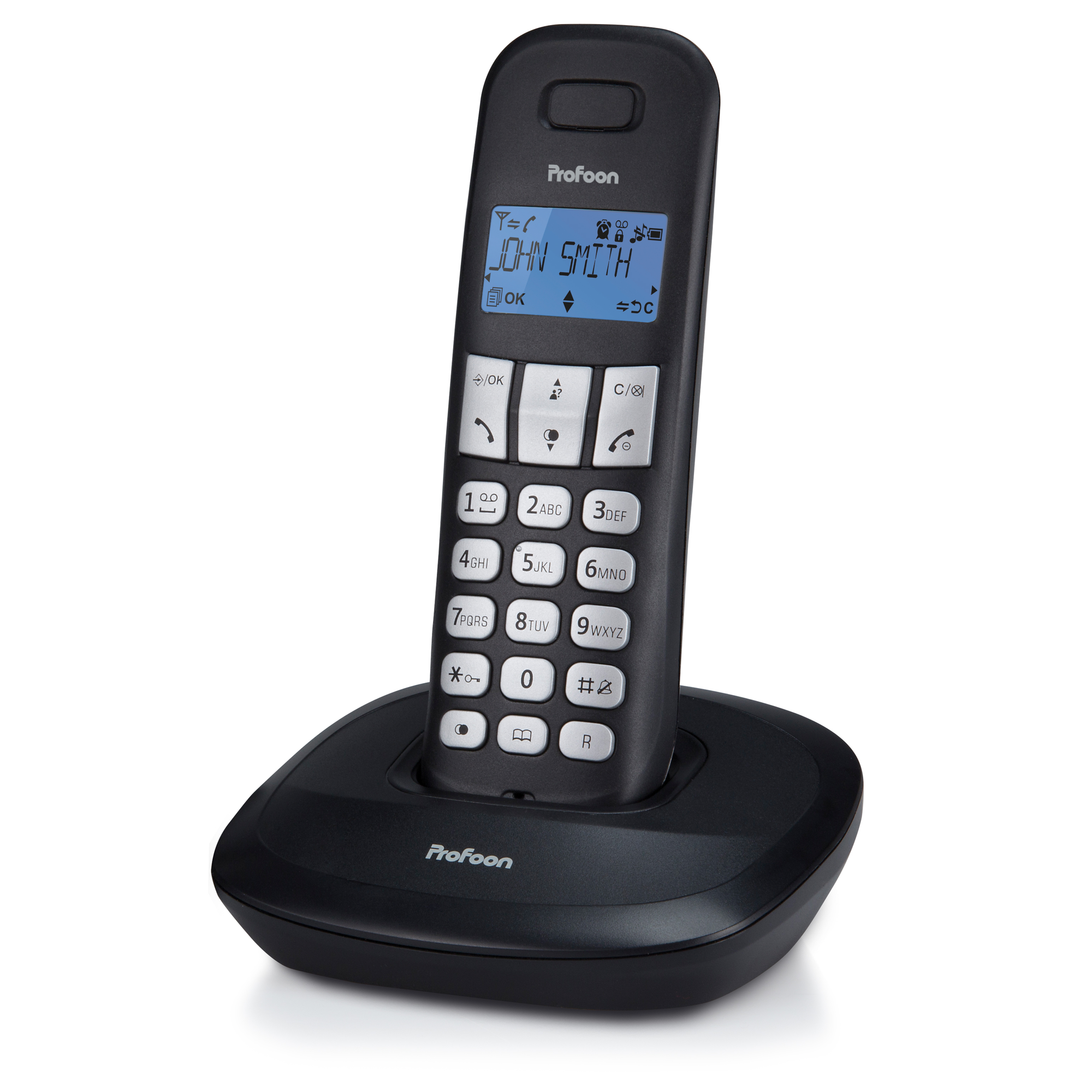 PROFOON PDX-1100 | Schnurloses Telefon mit 1 Mobilteil - DECT-Telefon ...