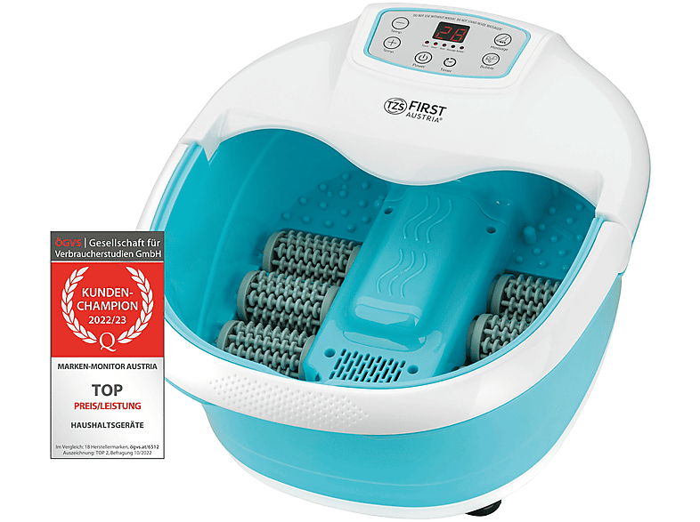 TZS FIRST AUSTRIA FA-8115-4 Fußsprudelbad Blau | SATURN