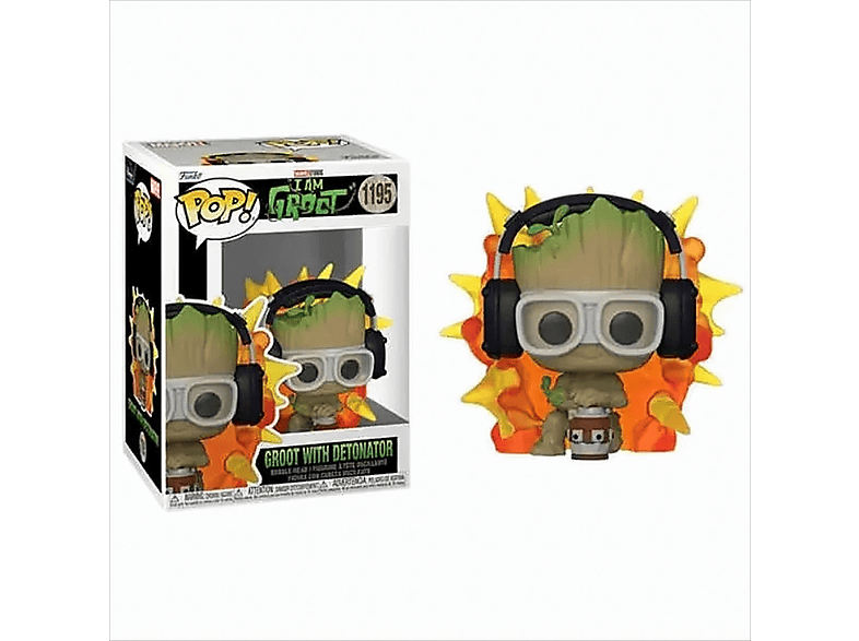 POP | Marvel - I am Groot - Groot with Detonator | MediaMarkt