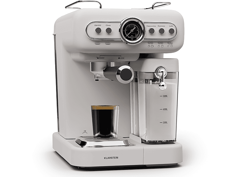 KLARSTEIN Espressionata Evo Milk Espressomaschine Creme | SATURN