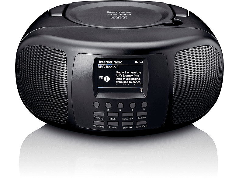 LENCO SCD-6000BK Radio, Digital, DAB+, DAB, FM, Internet Radio ...