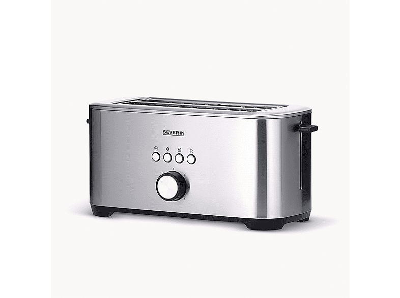 SEVERIN AT 2512 Toaster Edelstahl-gebürstet (1400 Watt, Schlitze: 2 ...