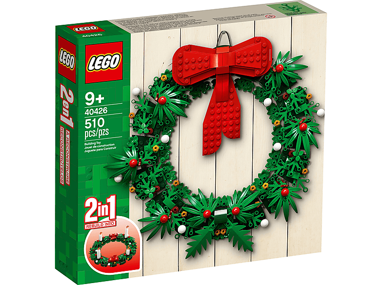 LEGO 40426 Türkranz / Adventskranz 2in1 Bausatz | MediaMarkt