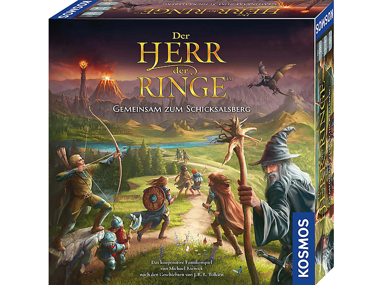 KOSMOS 682804 DER HERR DER RINGE-GEMEINSAM ZUM SCHICKSALS Familienspiel ...