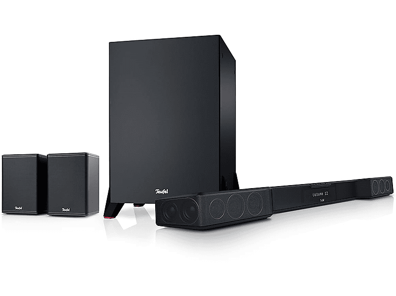 TEUFEL CINEBAR DUETT Surround Power Edition "4.1-Set", Soundbar ...