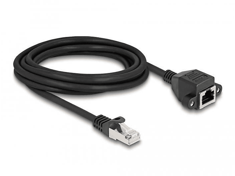 DELOCK 80195 RJ50-Kabel, Schwarz | SATURN