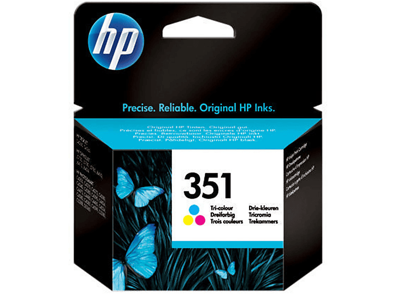 HP 351 | Tri-color Tri-color : Geel, Magenta, Cyaan Blauw | MediaMarkt