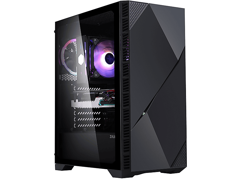 ZALMAN Z3 Iceberg Black PC Gehäuse, Schwarz | MediaMarkt