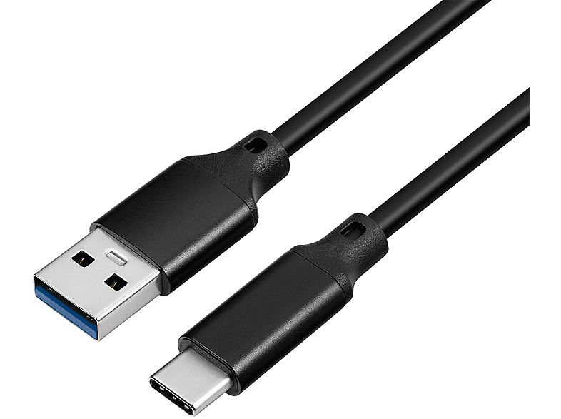 ELKUAIE Typ C auf USB, USB Typ-C Kabel, 0,5 m, Schwarz | MediaMarkt