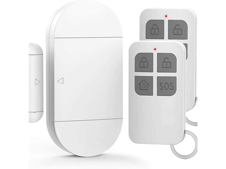 NEVEANCE Alarm mit Fernbedienung Türklingel, Weiß | MediaMarkt