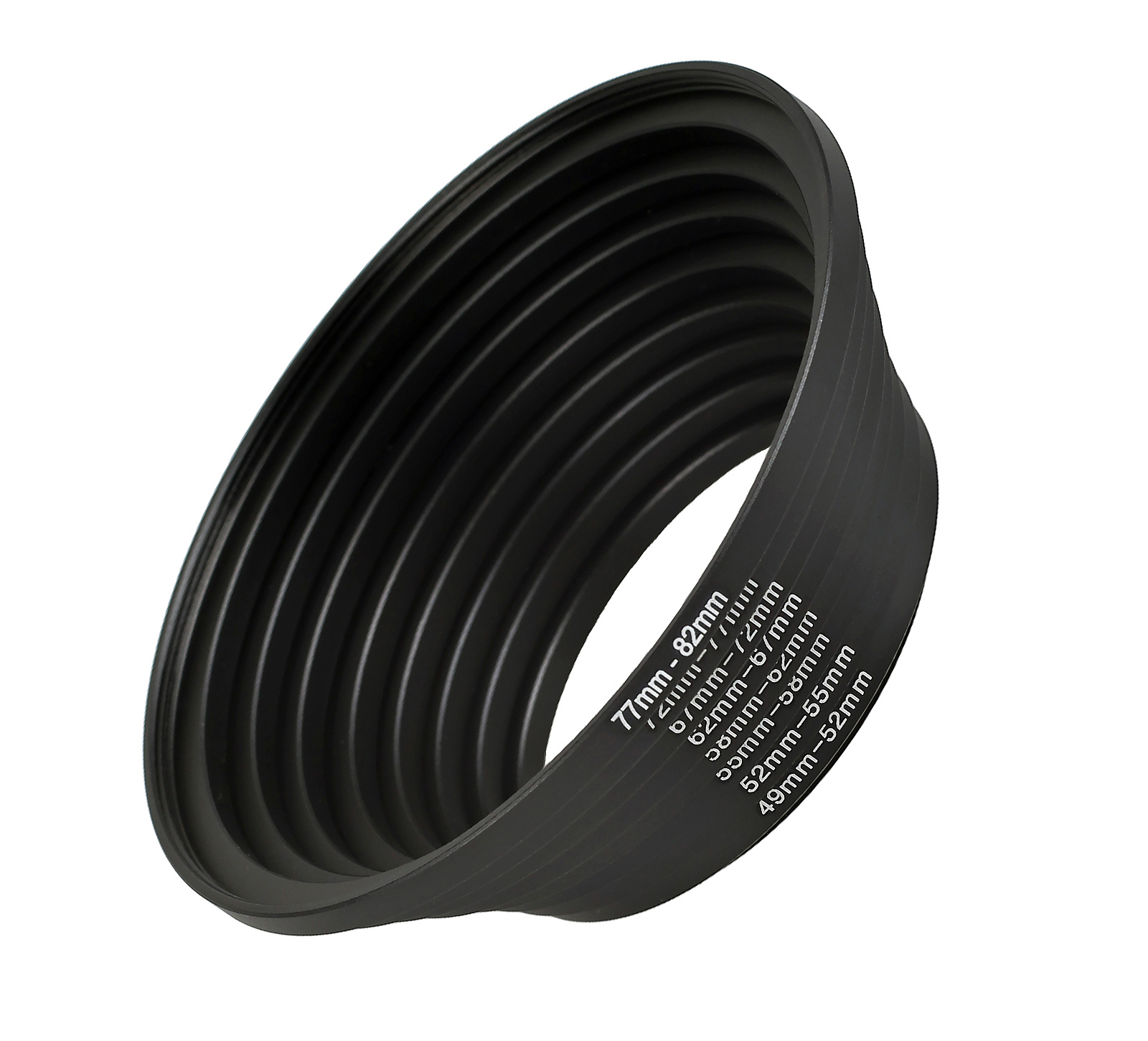 AYEX Step-Up Ring Set, Reduzierringe in 8 Größen, Schwarz | SATURN