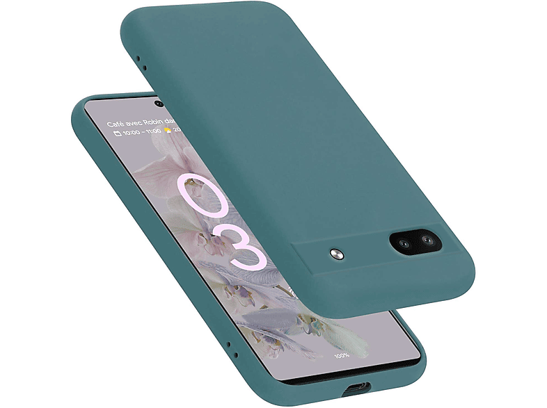 CADORABO stile liquid silicone in TPU flessibile, CUSTODIA per PIXEL 6A ...