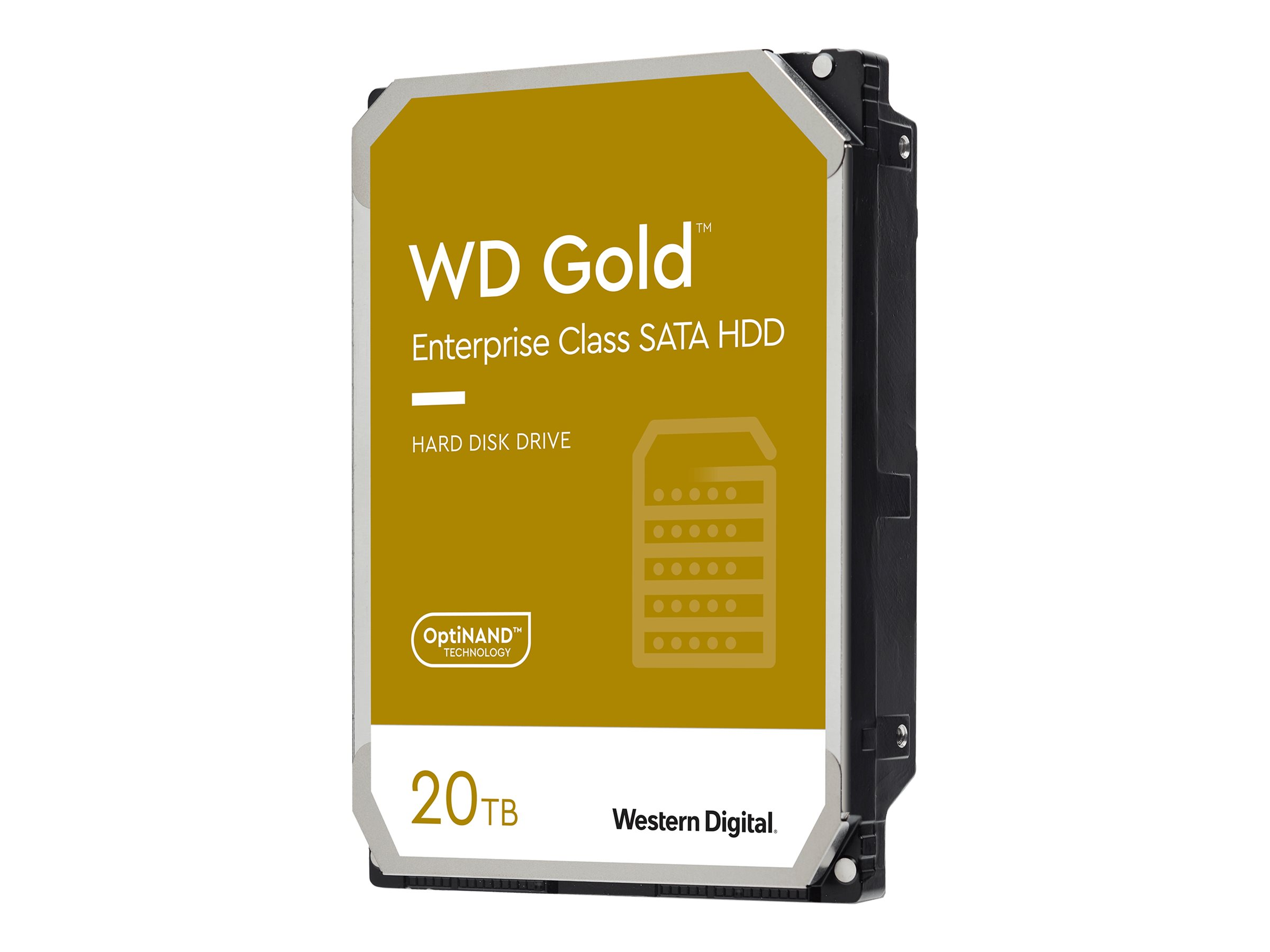 WESTERN DIGITAL WD Gold WD202KRYZ, 20 TB, HDD, 3,5 Zoll, intern ...