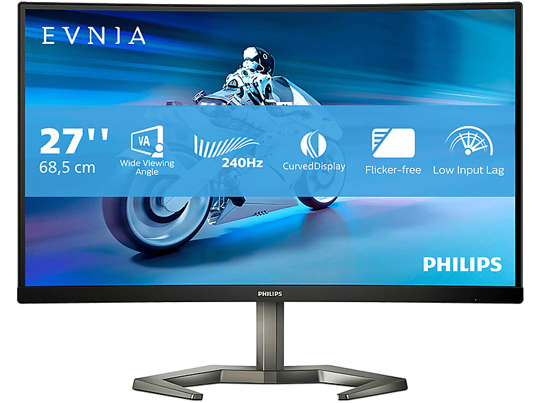 Monitor gaming | PHILIPS MMD 27M1C5200W/00 27" 240Hz Curva Negro, 27 ...
