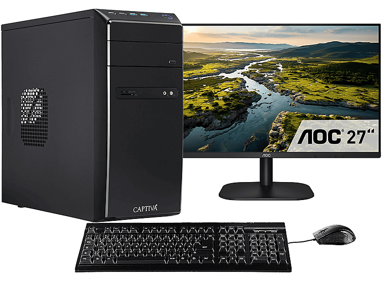 CAPTIVA Power Starter 63-243 TFT Bundle, PC Komplettsystem, 8 GB RAM ...