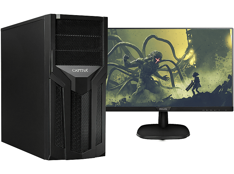 CAPTIVA Power Starter R62-280 TFT Bundle, PC Komplettsystem, 16 GB RAM ...