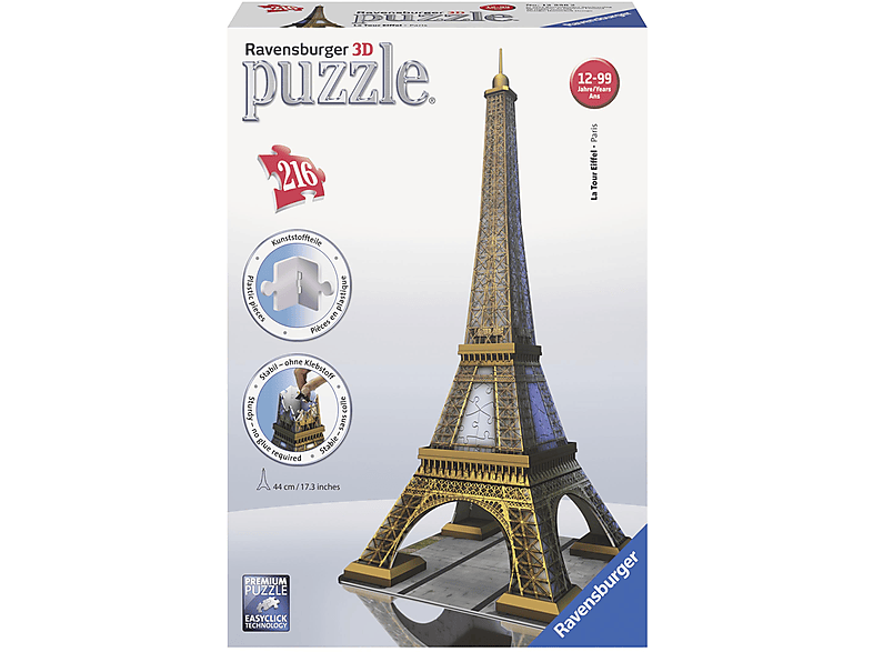 RAVENSBURGER 12556 EIFFELTURM 3D Puzzle | SATURN