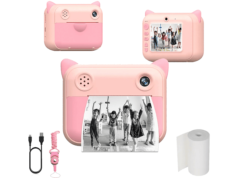 Cámara instantánea | KLACK CAMARAPRINT_NM_ROSA, Rosa | MediaMarkt