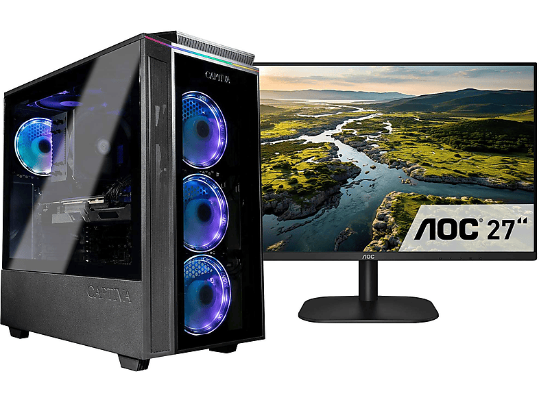 Pack PC gaming | CAPTIVA Advanced Gaming R75-528 TFT Bundle, AMD Ryzen ...