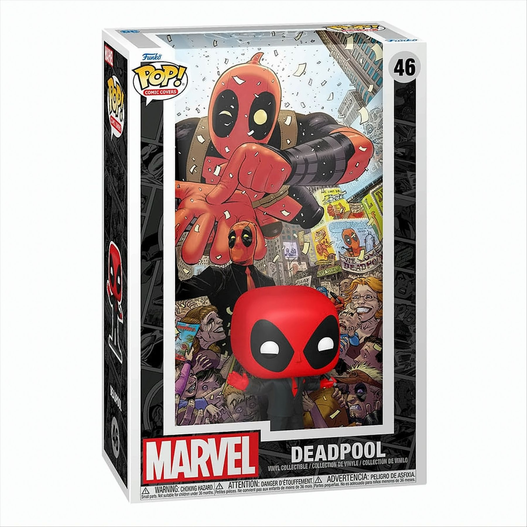 POP | Comic Cover - Marvel Deadpool in Black Suit | MediaMarkt