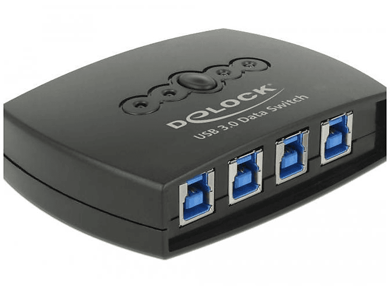 DELOCK DELOCK Sharing Switch USB3.0 4-1 USB-B Bu USB-A Bu Multimedia ...