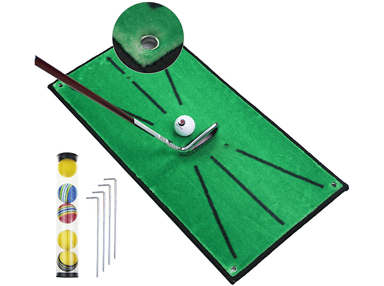 INF Golf-Trainingsmatte, Golfschwungmatte zur Schwungerkennung 60x30 cm ...