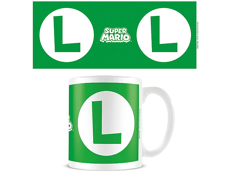Super Mario | Lizenz Tassen - Luigi Initial | SATURN