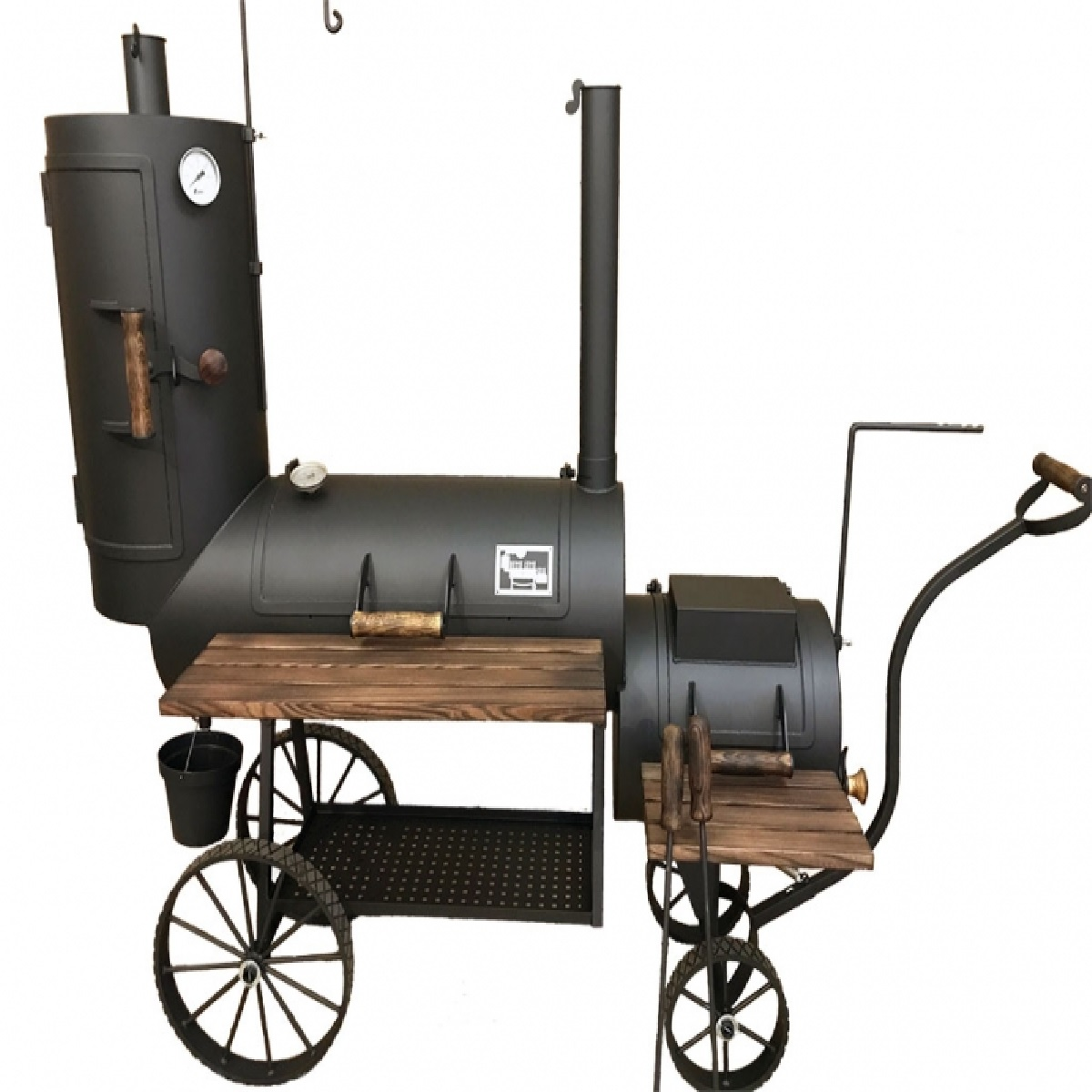 NETTE LETTE GRILL Premium ReverseFlow Grill Smoker 20" Long Kombi / 6,2 ...