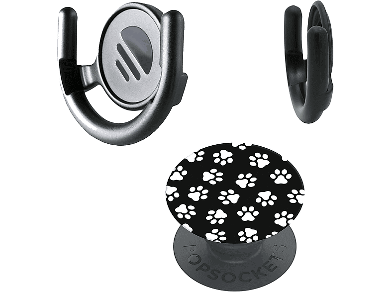 POPSOCKETS PopMount + PopGrip Handyhalterung, Dog´s Paws | MediaMarkt