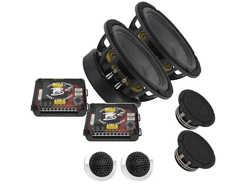 B2 AUDIO Ref 8 - 3 WAY Lautsprecherset 200 Watt Lautsprecherset Passiv ...