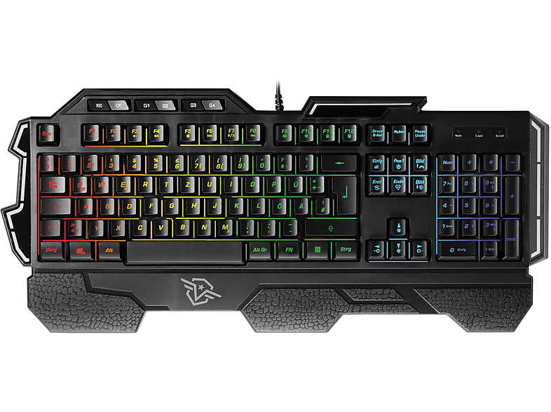 VIVANCO 60430 GAMING KEYBOARD, Gaming Tastatur, Schwarz | SATURN