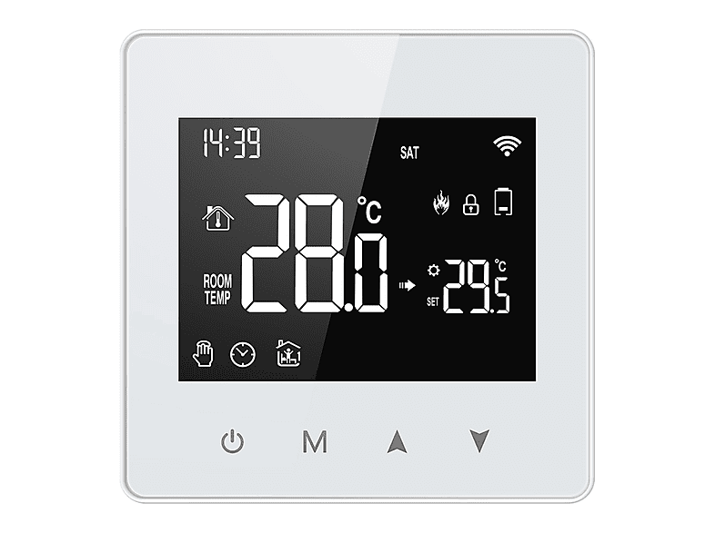 SYNTEK A181 Thermostat, Weiß | MediaMarkt