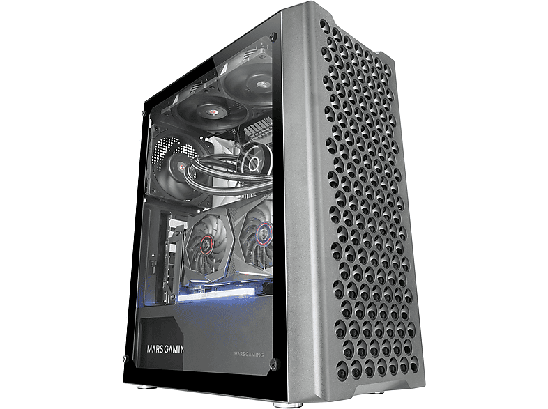 MARS GAMING MC-iPRO PC-Gehäuse, Schwarz | MediaMarkt