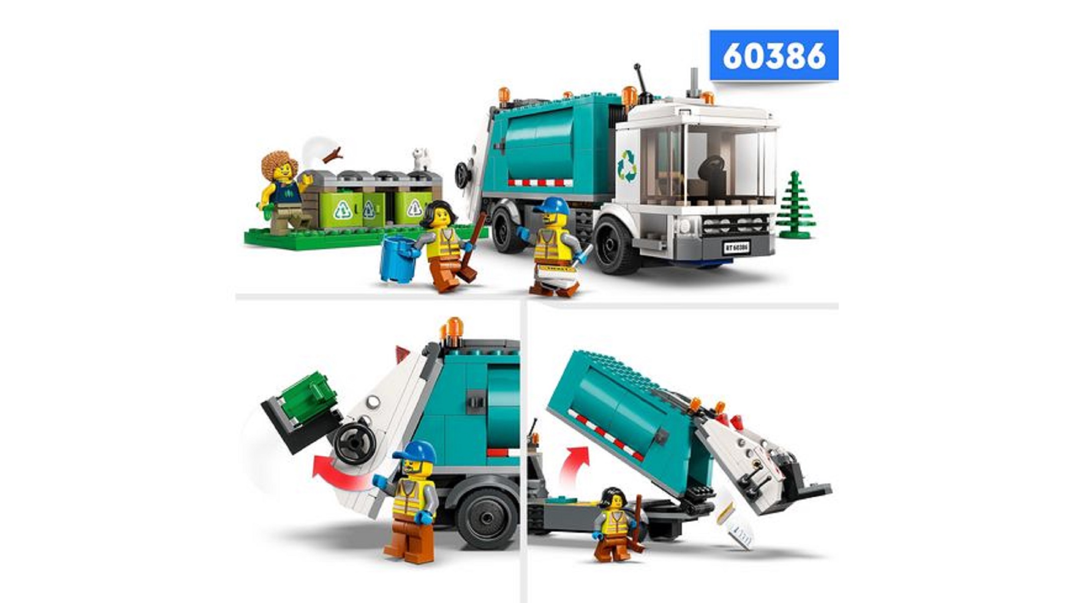 LEGO 66744 Spielzeug-Müllwagen & Elektro-Sportwagen Bausatz | SATURN