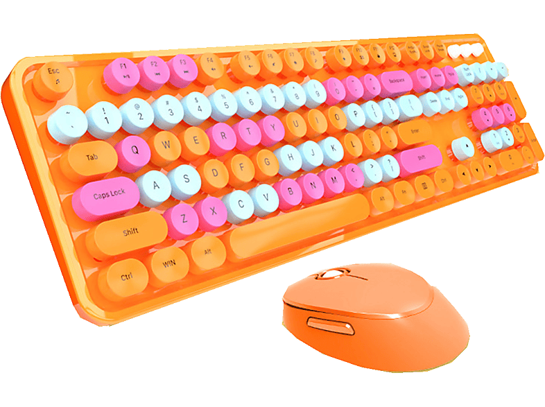 DIIDA Hübsch und farbenfroh., Kabelloses Tastatur und Maus Set ...