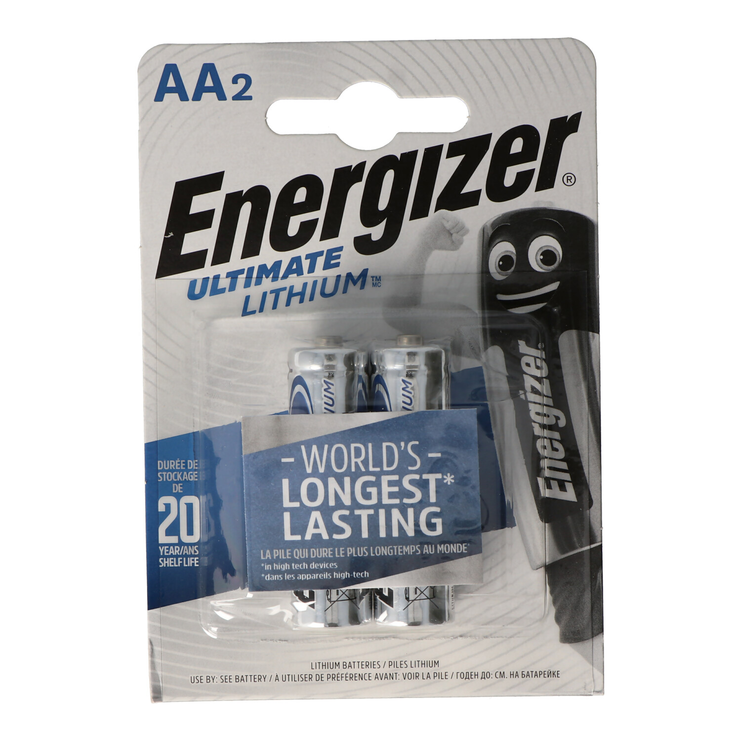 ENERGIZER Energizer L91 Lithium Batterie AA 1,5 Volt, 3000mA Li-Ion ...