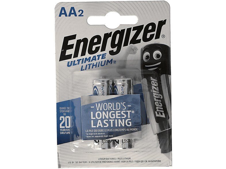 ENERGIZER Energizer L91 Lithium Batterie AA 1,5 Volt, 3000mA Li-Ion – Lithium-Ionen Batterie ...