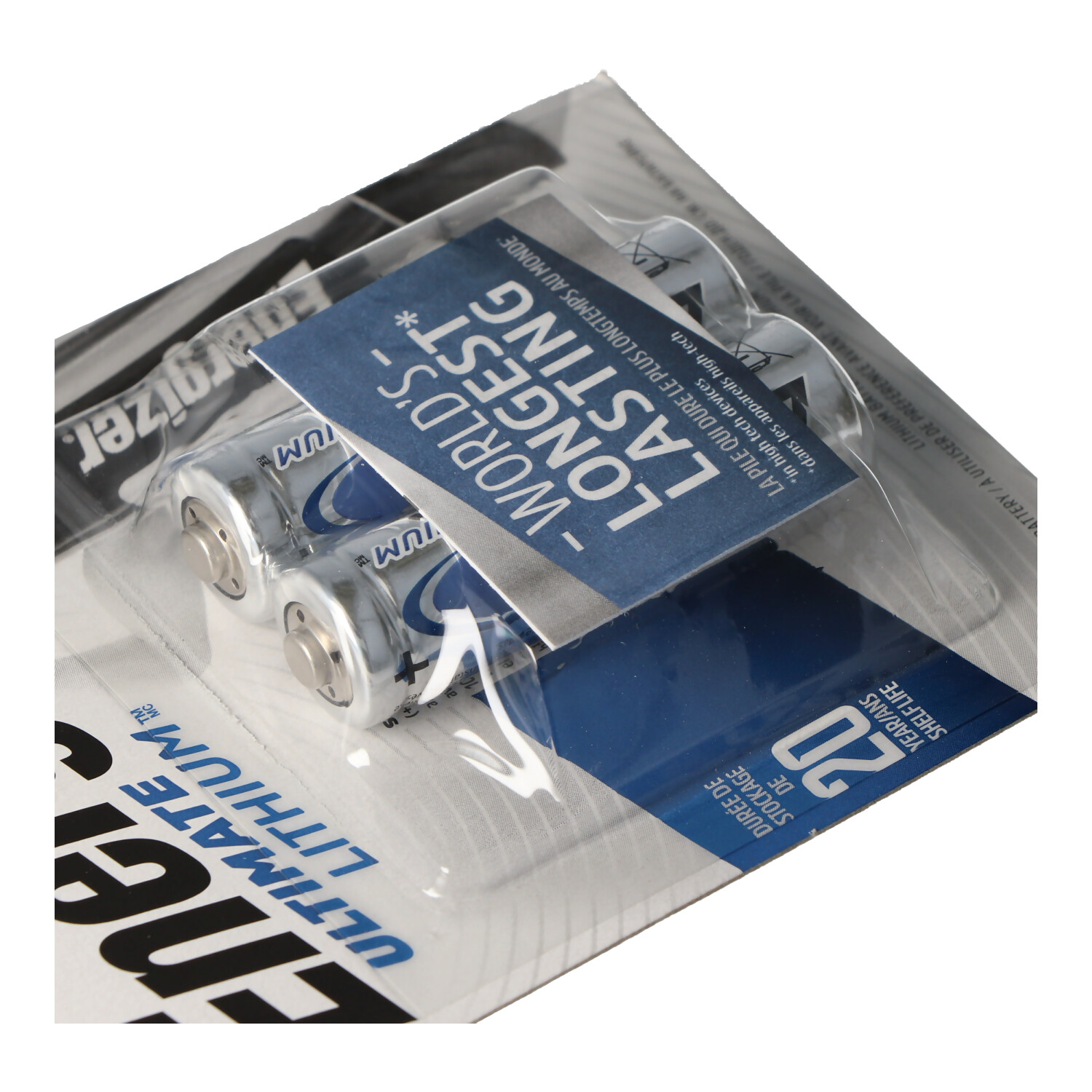 ENERGIZER Energizer L91 Lithium Batterie AA 1,5 Volt, 3000mA Li-Ion ...