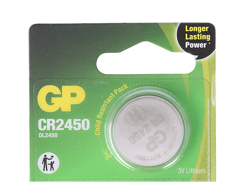 GP BATTERIES CR2450 lithium knoopcel 3V 5 stuks Batterij | MediaMarkt