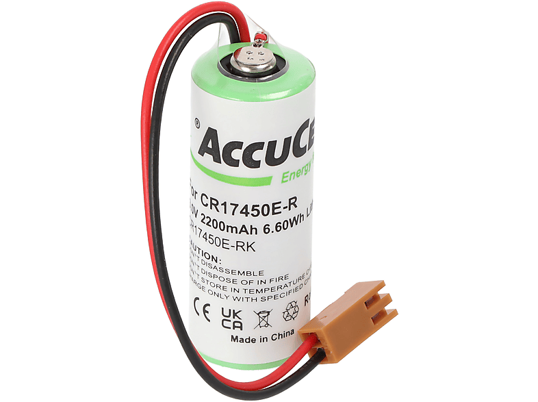 SANYO Lithium Batterie CR17450E-R Size A, LX98L-0031-001 Li-Ion ...