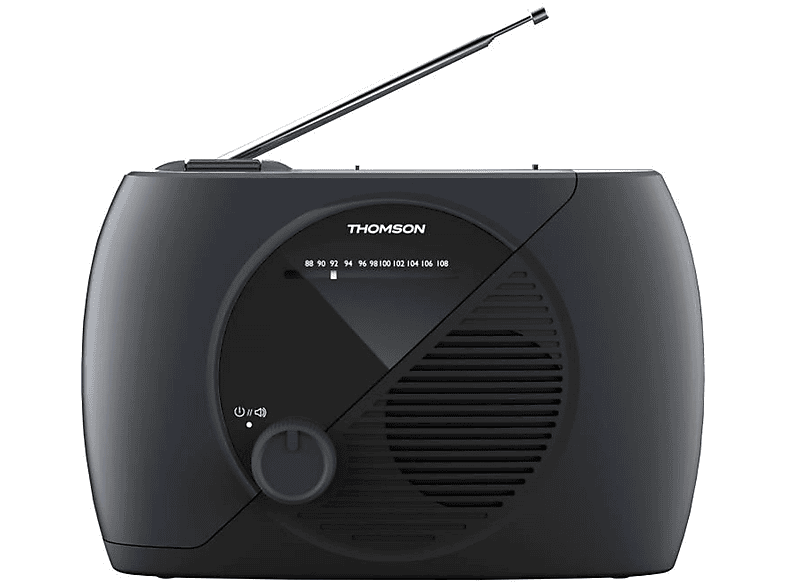 THOMSON RT350 CD-Radio, Analog, FM, Blau und schwarz | MediaMarkt