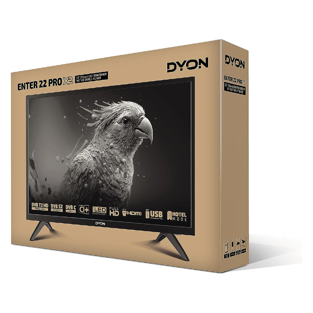 DYON Enter 22 Pro X2 LED TV (Flat, 24 Zoll / 60 cm, Full-HD) | MediaMarkt