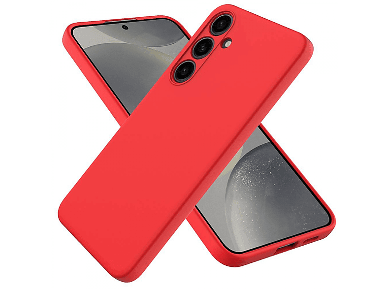 CASEONLINE Liquid, Backcover, Samsung, Galaxy S25, Rot | MediaMarkt