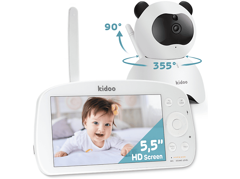 Vigilabebés | Baby Monitor 5,5 Kidoo, Blanco | MediaMarkt